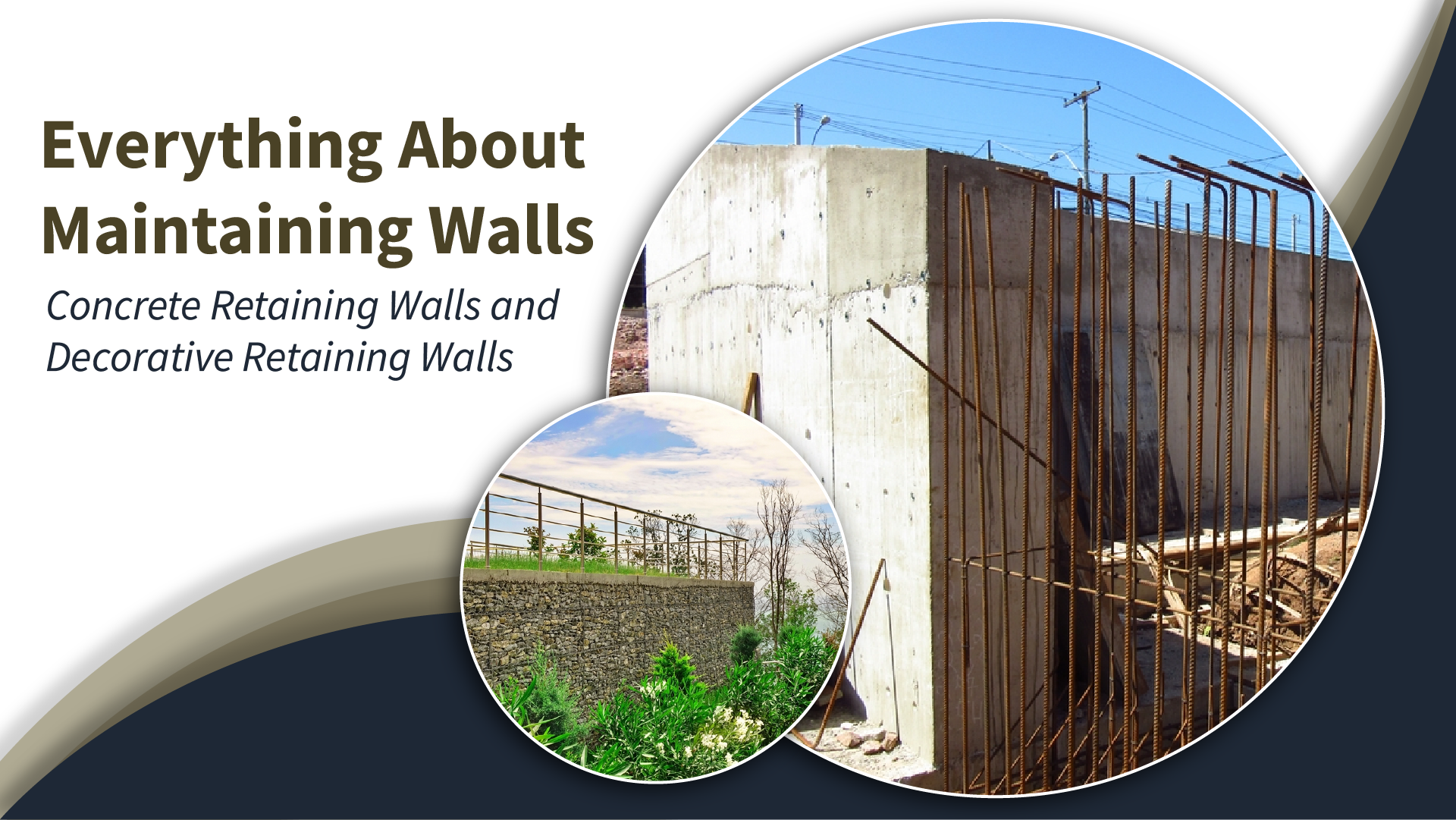 Everything About Maintaining Walls: Concrete Retaining Walls ...
